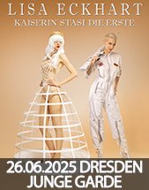 LISA ECKHART - KAISERIN STASI DIE ERSTE am 26.06.2025, Freilichtbühne JUNGE GARDE Dresden ...