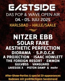 EASTSIDE FESTIVAL 2025 vom 04.07.2025 bis 05.07.2025, Karlsbad Halle/Saale » Konzertkasse-Dresden